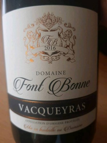 Pierre Rougon Domaine Font Bonne Vacqueyras | Vivino US