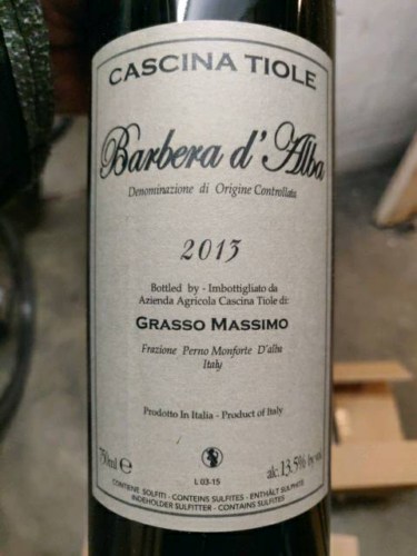 Cascina Tiole Barbera d'Alba | Vivino US