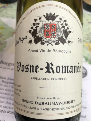 2017 Bruno Desaunay Bissey Vieilles Vigne Vosne-Romanée | Vivino
