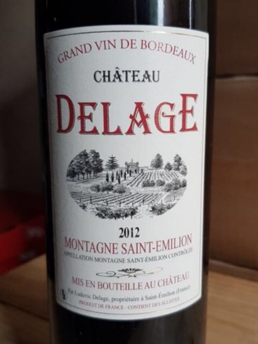 2012 Château Delage Montagne Saint-Émilion | Vivino US