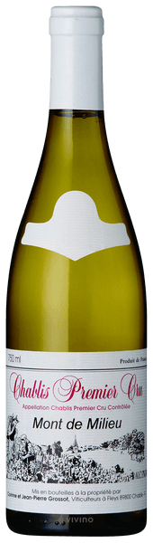 2018 Jean-Pierre Grossot Chablis Premier Cru Mont de Milieu | Vivino US