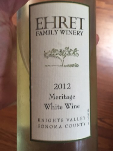 Ehret Family Winery Meritage White | Vivino US