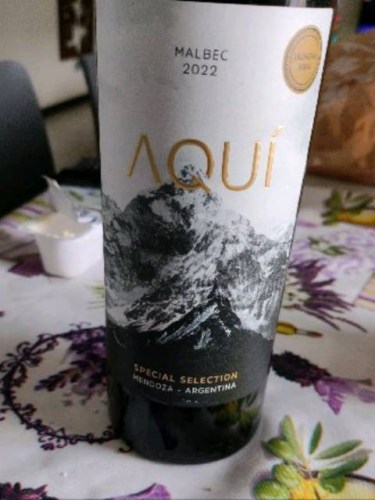 Aqui Special Selection Malbec | Vivino United Kingdom