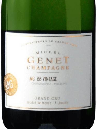 Michel Genet MG BB Vintage Chardonnay Millésime Champagne Grand Cru ...