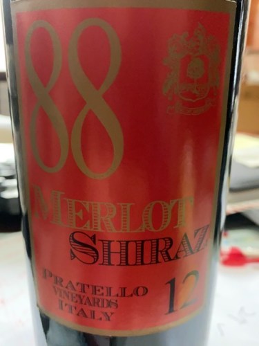 Pratello 88 Merlot - Shiraz | Vivino US