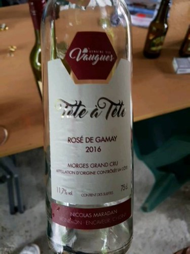 Domaine des Vaugues Tête à Tête Rosé de Gamay | Vivino US