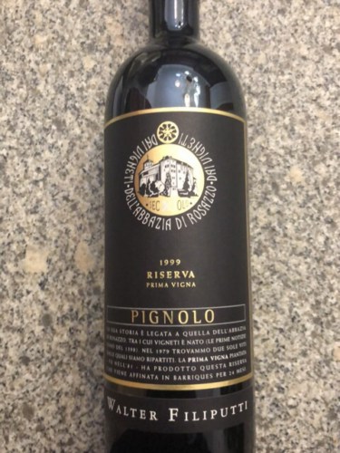 1999 Walter Filiputti Pignolo | Vivino US