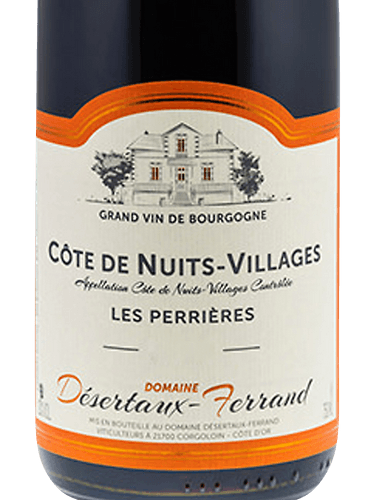 Domaine Desertaux-Ferrand Côte de Nuits Villages 'Les Perrières ...
