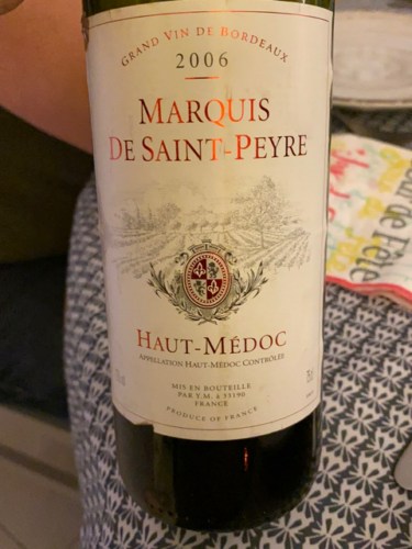 Marquis de Saint-Peyre Haut-Médoc | Vivino