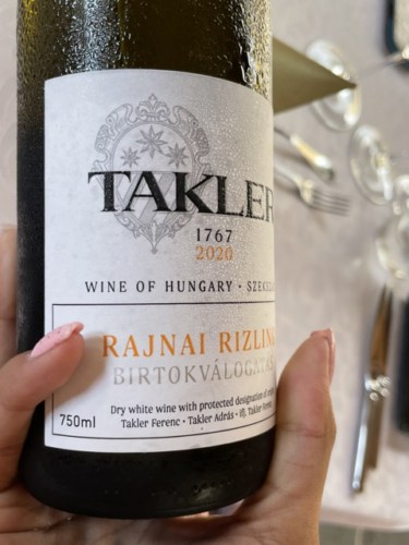 Takler Birtokválogatás Rajnai Rizling | Vivino 日本
