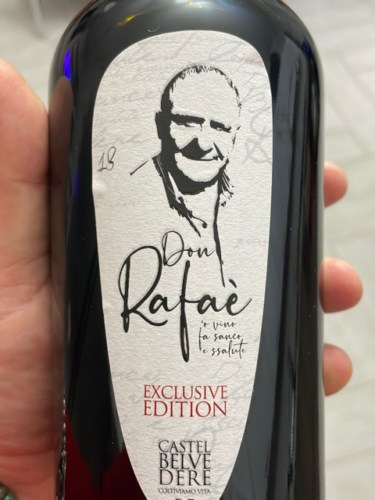 Cantine Castel Belvedere Don Raffaè Exclusive Edition | Vivino US