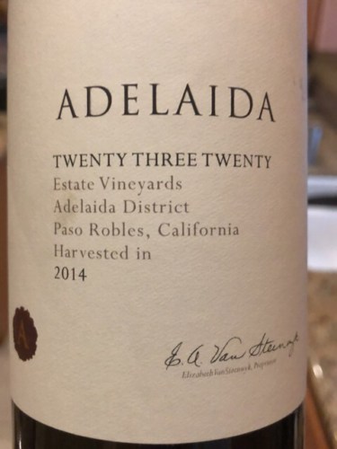 Adelaida Twenty Three Twenty (Signature Series) | Vivino US