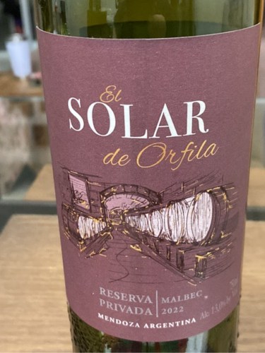 Orfila El Solar de Orfila Reserva Privada Malbec | Vivino US