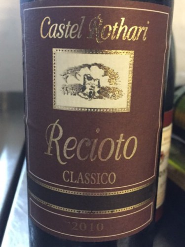 Castel Rothari Recioto Classico | Vivino US