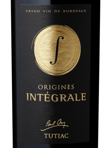 Les Vignerons de Tutiac Origines Intégrale | Vivino US