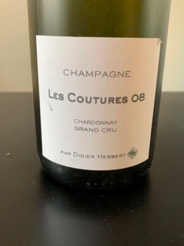 Didier Herbert Les Coutures Blanc de Blancs Champagne Grand Cru ...