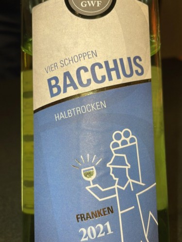 GWF Frankenwein Vier Schoppen Bacchus Halbtrocken | Vivino US
