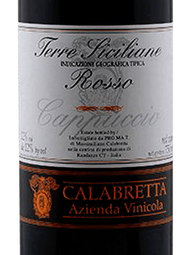 Calabretta Nerello Cappuccio | Vivino Brasil