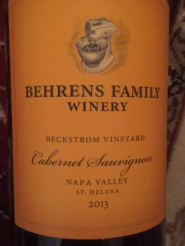 Behrens Family Winery Beckstrom Vineyard Cabernet Sauvignon | Vivino US