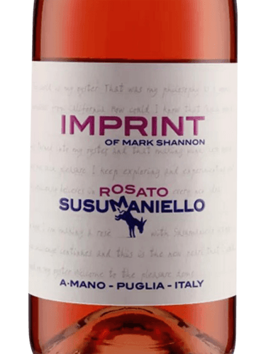 2021 A Mano Imprint of Mark Shannon Susumaniello Rosato | Vivino US