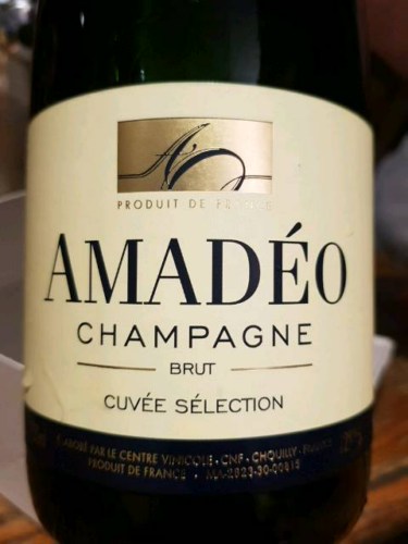 Amadéo Cuvée Sélection Brut Champagne | Vivino English