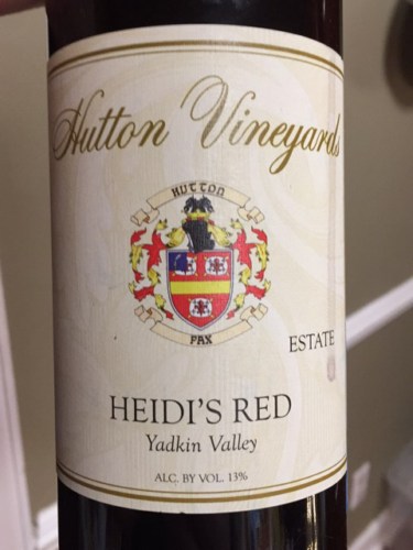 Hutton Vineyards Heidi's Red | Vivino US