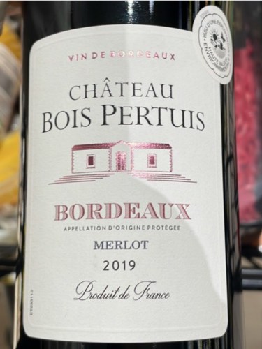 Château Bois Pertuis Bordeaux Merlot | Vivino US