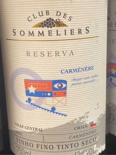 Club des Sommeliers Reserva Carménère | Vivino US