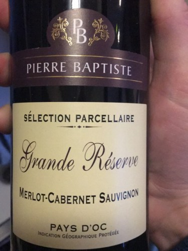 Pierre Baptiste Grande Réserve Sélection Parcellaire Merlot - Cabernet Sauvignon |Vivino Hong Kong