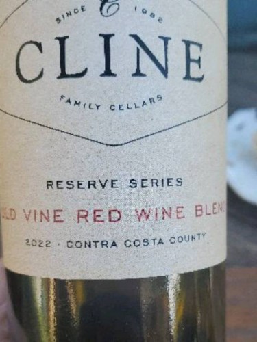 Cline Reserve Series Old Vine Red Wine Blend | Vivino English