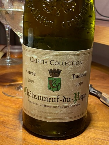 Domaine de Cristia Collection Cuvée Tradition Châteauneuf-du-Pape Blanc ...