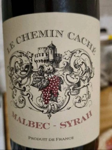 Le Chemin Caché Malbec - Syrah | Vivino US