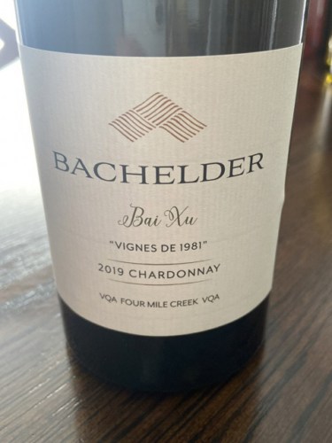 Bachelder Bai Xu Vignes de 1981 Chardonnay | Vivino US