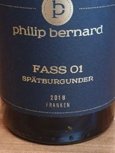 Philip Bernard Fass 01 Spätburgunder | Vivino US