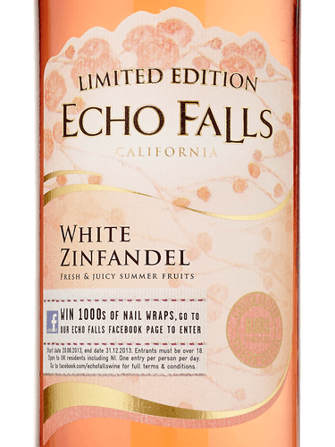 Echo Falls Limited Edition White Zinfandel | Vivino US