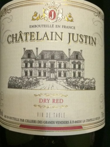 Celliers des Grands Vendiers Châtelain Justin Dry Red | Vivino English