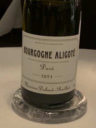 Maxime Dubuet Boillot Aligoté Doré | Vivino US