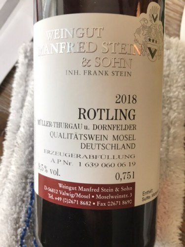 Manfred Stein & Sohn Rotling | Vivino Australia