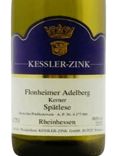Kessler-Zink Flonheimer Adelberg Kerner Spätlese | Vivino US