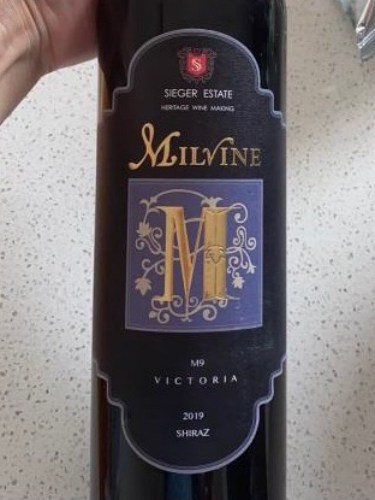 Sieger Estate Milvine M9 Shiraz | Vivino US