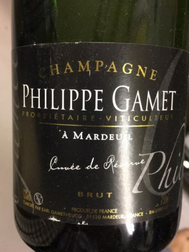 N.V. Philippe Gamet Cuvée de Réserve Brut Champagne | Vivino Australia