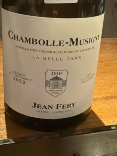 Jean Féry & Fils Chambolle-Musigny 'La Belle Dame' | Vivino US