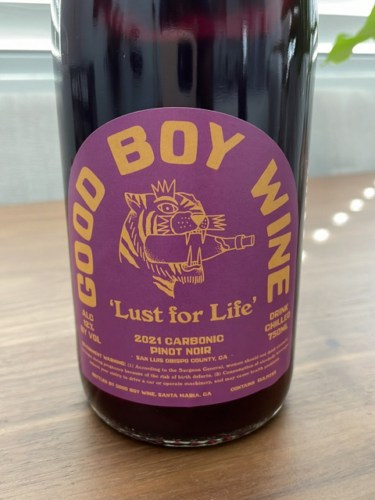 Good Boy Wine Lust for Life Carbonic Pinot Noir | Vivino US
