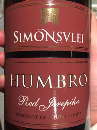 Simonsvlei Humbro Red Jerepiko | Vivino US