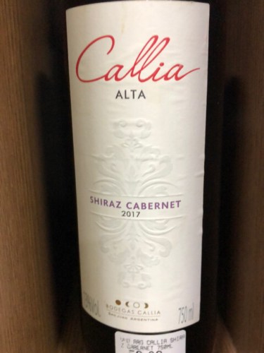 Callia Alta Shiraz - Cabernet | Vivino US