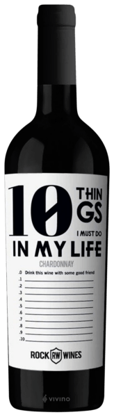 Rock Wines 10 Things I Must Do In My Life Chardonnay | Vivino Nederland