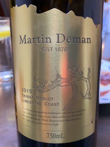 Martin Deman Shiraz - Merlot | Vivino US