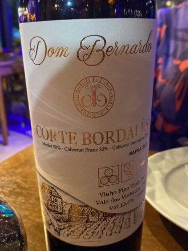 2021 Dom Bernardo Corte Bordalês | Vivino US