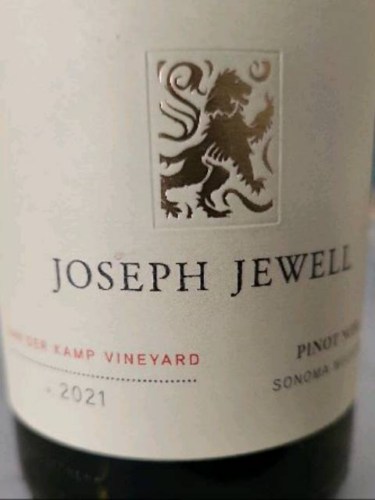 Joseph Jewell Van Der Kamp Vineyard Pinot Noir | Vivino US
