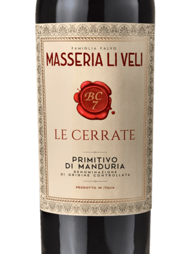 Li Veli Le Cerrate Primitivo di Manduria | Vivino English